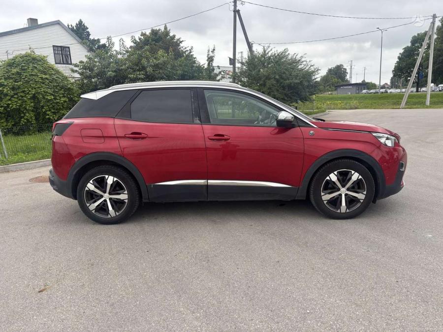 Sarkans Peugeot 3008 2018 Tauragė, ar dzinēja tilpumu 2.00 L un nobraukumu 160 tūkst. km par 11900 €, foto 7 vietnē AUTOMOTO.COM.LV