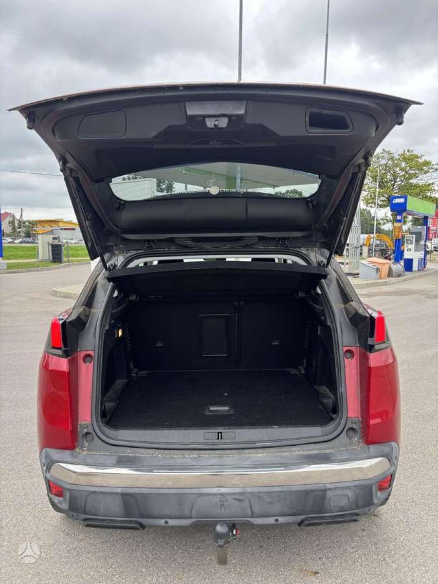Sarkans Peugeot 3008 2018 Tauragė, ar dzinēja tilpumu 2.00 L un nobraukumu 160 tūkst. km par 11900 €, foto 27 vietnē AUTOMOTO.COM.LV