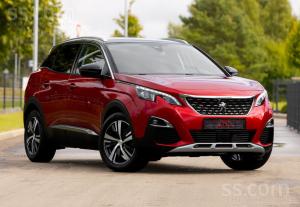 Red Peugeot 3008 2018 in Jelgava, with an engine capacity of 1.20 L and mileage of 0 thousand km for 11200 €, photo 4 on AUTOMOTO.COM.LV