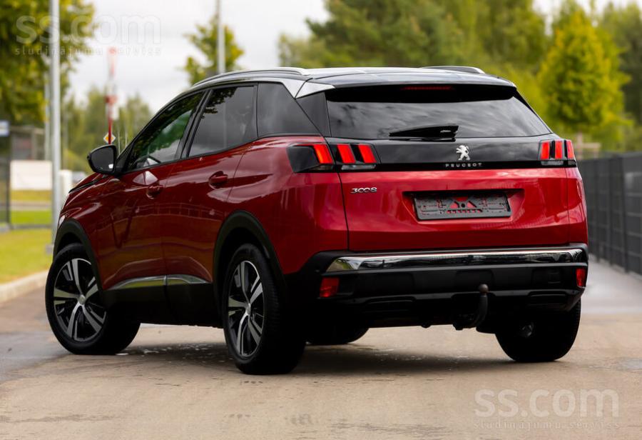 Red Peugeot 3008 2018 in Jelgava, with an engine capacity of 1.20 L and mileage of 0 thousand km for 11200 €, photo 7 on AUTOMOTO.COM.LV