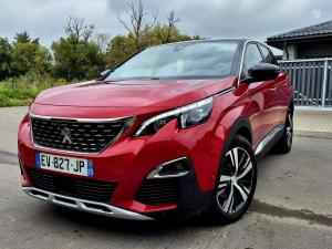 Sarkans Peugeot 3008 2018 Viļņa, ar dzinēja tilpumu 1.56 L un nobraukumu 218 tūkst. km par 12400 €, foto  vietnē AUTOMOTO.COM.LV