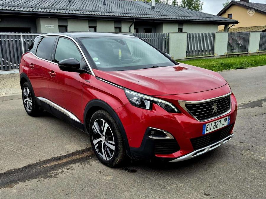 Red Peugeot 3008 2018 in Vilnius, with an engine capacity of 1.56 L and mileage of 218 thousand km for 12400 €, photo 13 on AUTOMOTO.COM.LV