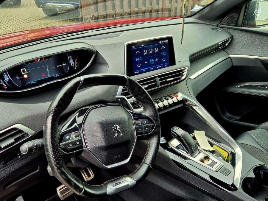 Red Peugeot 3008 2018 in Vilnius, with an engine capacity of 1.56 L and mileage of 218 thousand km for 12400 €, photo 23 on AUTOMOTO.COM.LV