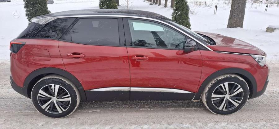 Red Peugeot 3008 2019 in Taurage, with an engine capacity of 1.20 L and mileage of 122 thousand km for 9500 €, photo 11 on AUTOMOTO.COM.LV