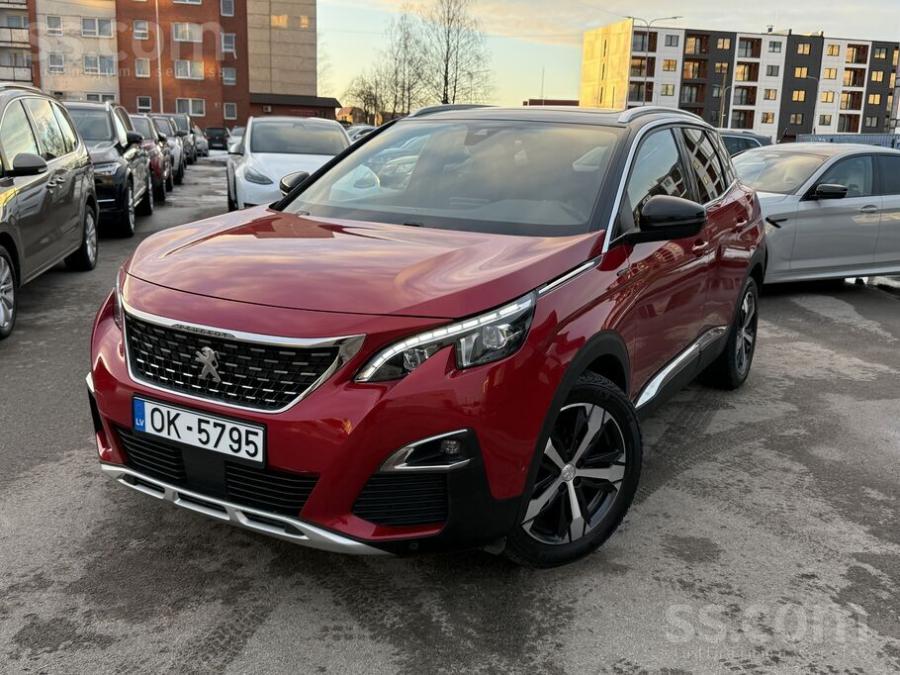 Red Peugeot 3008 2019 in Jelgava, with an engine capacity of 1.60 L and mileage of 0 thousand km for 14300 €, photo 3 on AUTOMOTO.COM.LV