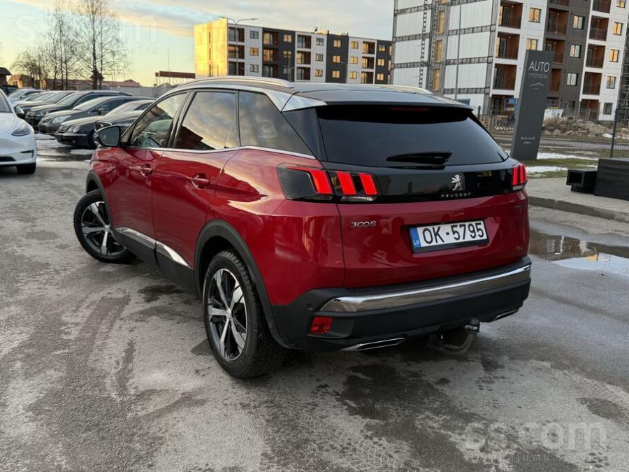 Red Peugeot 3008 2019 in Jelgava, with an engine capacity of 1.60 L and mileage of 0 thousand km for 14300 €, photo 4 on AUTOMOTO.COM.LV