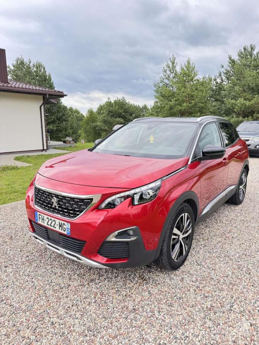 Sarkans Peugeot 3008 2019 Viļņa, ar dzinēja tilpumu 1.20 L un nobraukumu 174 tūkst. km par 9450 €, foto 4 vietnē AUTOMOTO.COM.LV