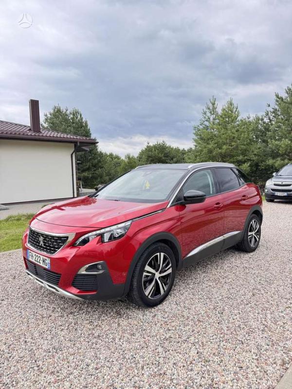 Sarkans Peugeot 3008 2019 Viļņa, ar dzinēja tilpumu 1.20 L un nobraukumu 174 tūkst. km par 9450 €, foto 4 vietnē AUTOMOTO.COM.LV