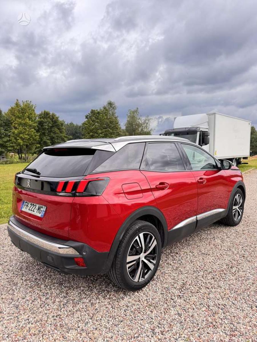 Sarkans Peugeot 3008 2019 Viļņa, ar dzinēja tilpumu 1.20 L un nobraukumu 174 tūkst. km par 9450 €, foto 12 vietnē AUTOMOTO.COM.LV
