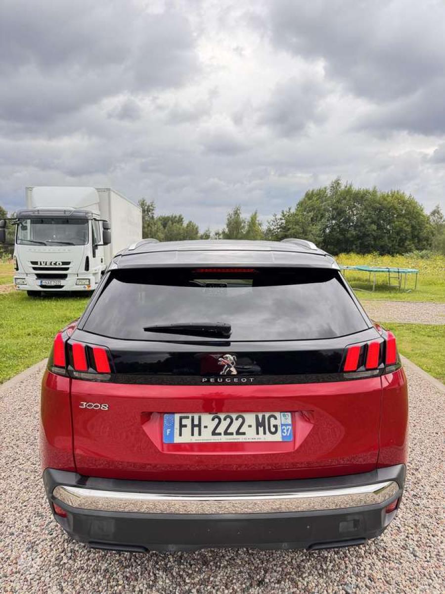 Sarkans Peugeot 3008 2019 Viļņa, ar dzinēja tilpumu 1.20 L un nobraukumu 174 tūkst. km par 9450 €, foto 15 vietnē AUTOMOTO.COM.LV
