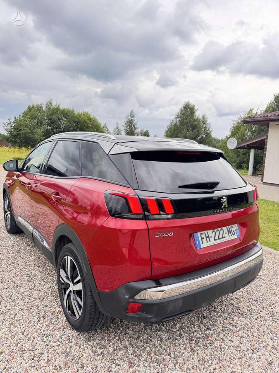 Sarkans Peugeot 3008 2019 Viļņa, ar dzinēja tilpumu 1.20 L un nobraukumu 174 tūkst. km par 9450 €, foto 16 vietnē AUTOMOTO.COM.LV