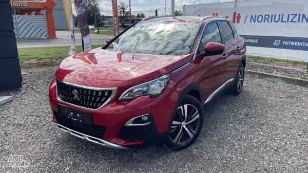 Sarkans Peugeot 3008 2019 Marijampole, ar dzinēja tilpumu 1.50 L un nobraukumu 153 tūkst. km par 11900 €, foto  vietnē AUTOMOTO.COM.LV