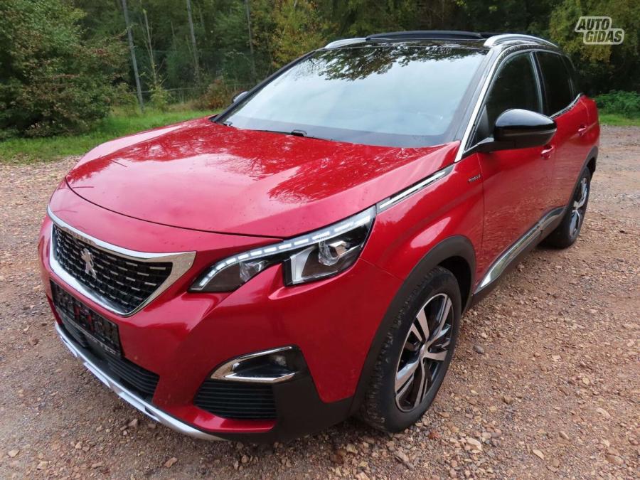 Sarkans Peugeot 3008 2020 Kauņa, ar dzinēja tilpumu 1.50 L un nobraukumu 63 tūkst. km par 23792 €, foto 1 vietnē AUTOMOTO.COM.LV