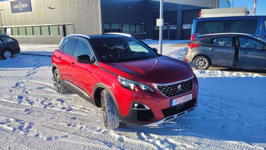 Sarkans Peugeot 3008 2020 Šauļi, ar dzinēja tilpumu 1.50 L un nobraukumu 181 tūkst. km par 13700 €, foto 1 vietnē AUTOMOTO.COM.LV