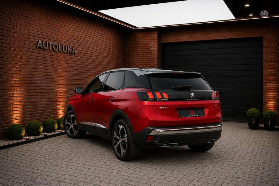 Red Peugeot 3008 2020 in Marijampole, with an engine capacity of 1.50 L and mileage of 208 thousand km for 15367 €, photo 3 on AUTOMOTO.COM.LV