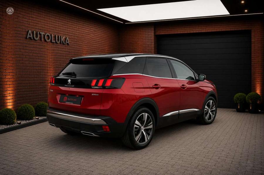 Red Peugeot 3008 2020 in Marijampole, with an engine capacity of 1.50 L and mileage of 208 thousand km for 15367 €, photo 5 on AUTOMOTO.COM.LV