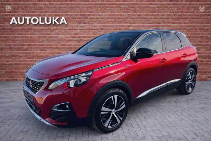 Sarkans Peugeot 3008 2020 Marijampole, ar dzinēja tilpumu 1.50 L un nobraukumu 208 tūkst. km par 15367 €, foto 1 vietnē AUTOMOTO.COM.LV