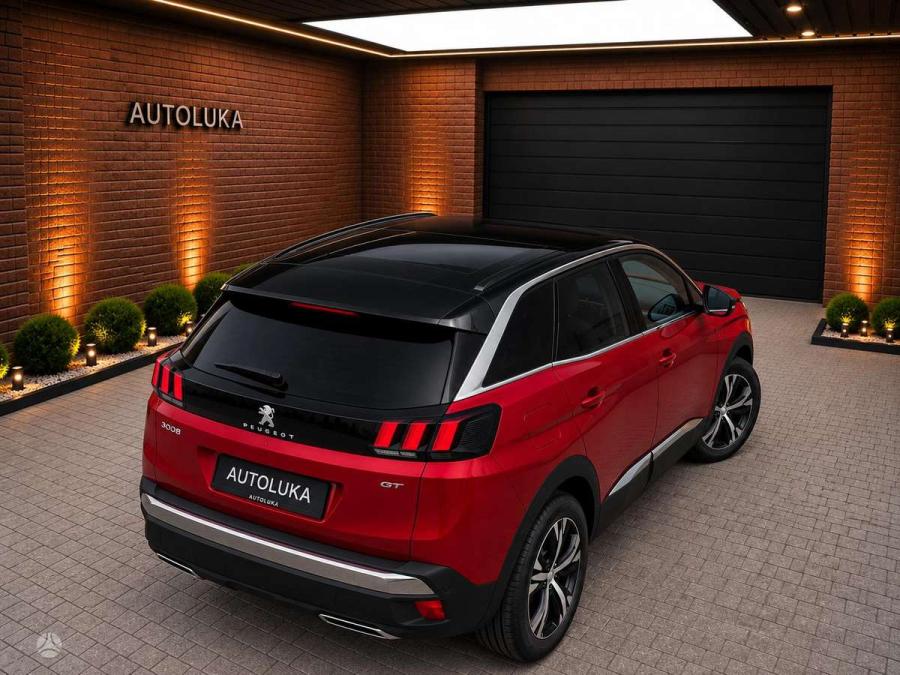 Red Peugeot 3008 2020 in Marijampole, with an engine capacity of 1.50 L and mileage of 208 thousand km for 15367 €, photo 5 on AUTOMOTO.COM.LV