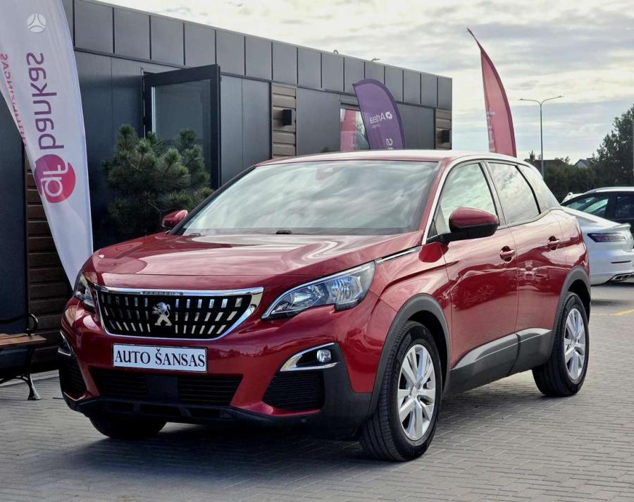 Red Peugeot 3008 2020 in Taurage, with an engine capacity of 1.50 L and mileage of 298 thousand km for 9850 €, photo 3 on AUTOMOTO.COM.LV