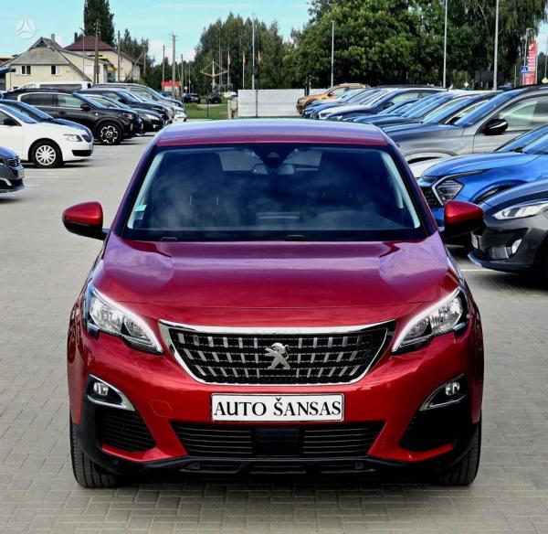 Sarkans Peugeot 3008 2020 Tauragė, ar dzinēja tilpumu 1.50 L un nobraukumu 298 tūkst. km par 9850 €, foto 5 vietnē AUTOMOTO.COM.LV