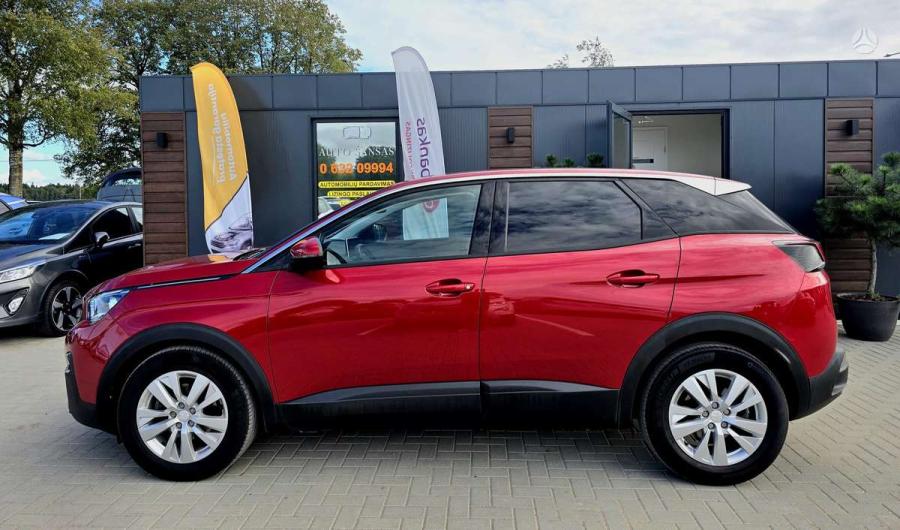 Red Peugeot 3008 2020 in Taurage, with an engine capacity of 1.50 L and mileage of 298 thousand km for 9850 €, photo 6 on AUTOMOTO.COM.LV