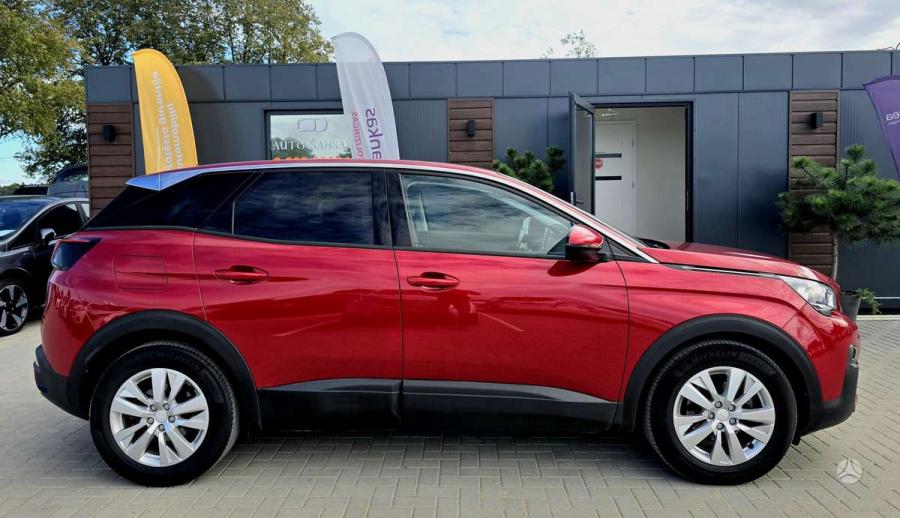 Red Peugeot 3008 2020 in Taurage, with an engine capacity of 1.50 L and mileage of 298 thousand km for 9850 €, photo 7 on AUTOMOTO.COM.LV