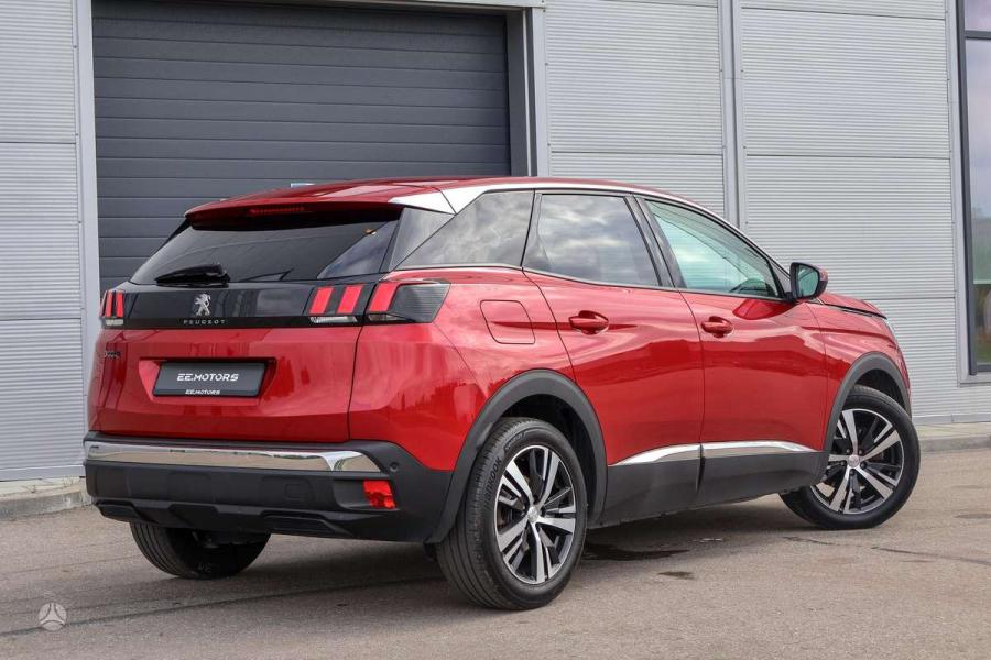 Sarkans Peugeot 3008 2020 Kauņa, ar dzinēja tilpumu 1.20 L un nobraukumu 170 tūkst. km par 10999 €, foto 3 vietnē AUTOMOTO.COM.LV