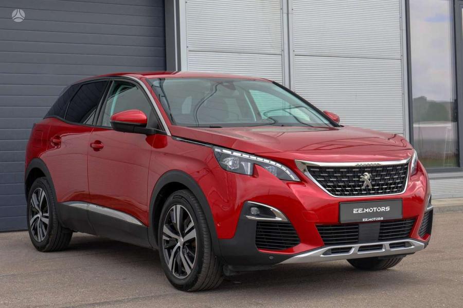 Sarkans Peugeot 3008 2020 Kauņa, ar dzinēja tilpumu 1.20 L un nobraukumu 170 tūkst. km par 10999 €, foto 5 vietnē AUTOMOTO.COM.LV