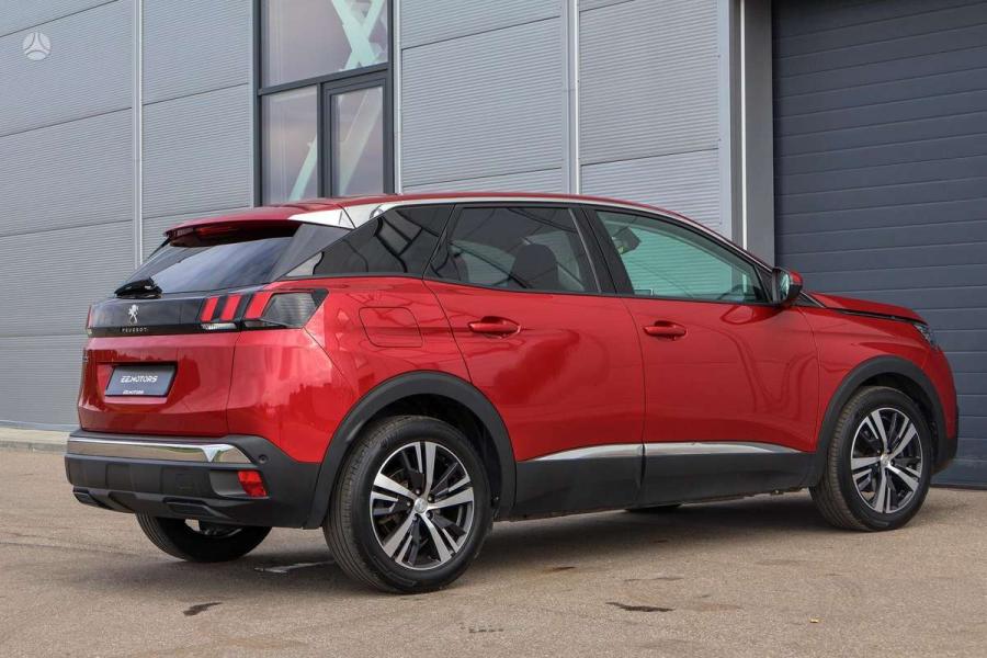 Sarkans Peugeot 3008 2020 Kauņa, ar dzinēja tilpumu 1.20 L un nobraukumu 170 tūkst. km par 10999 €, foto 13 vietnē AUTOMOTO.COM.LV