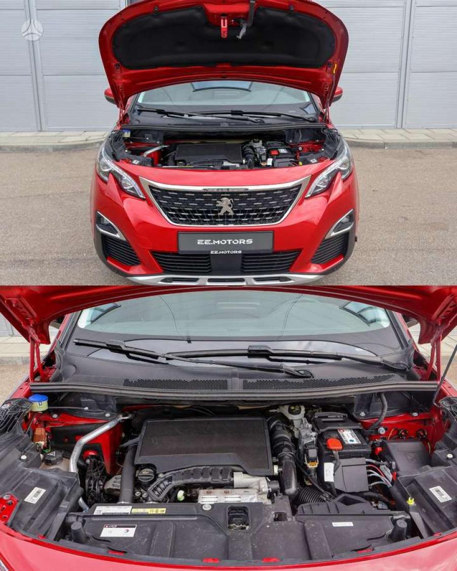 Sarkans Peugeot 3008 2020 Kauņa, ar dzinēja tilpumu 1.20 L un nobraukumu 170 tūkst. km par 10999 €, foto 43 vietnē AUTOMOTO.COM.LV