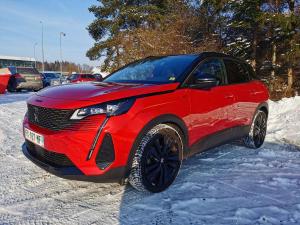 Red Peugeot 3008 2021 in Kaunas, with an engine capacity of 1.60 L and mileage of 150 thousand km for 18900 €, photo  on AUTOMOTO.COM.LV