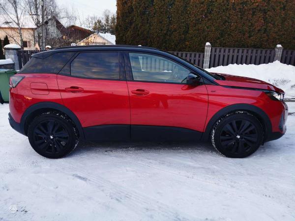 Sarkans Peugeot 3008 2021 Kauņa, ar dzinēja tilpumu 1.60 L un nobraukumu 151 tūkst. km par 18690 €, foto 2 vietnē AUTOMOTO.COM.LV