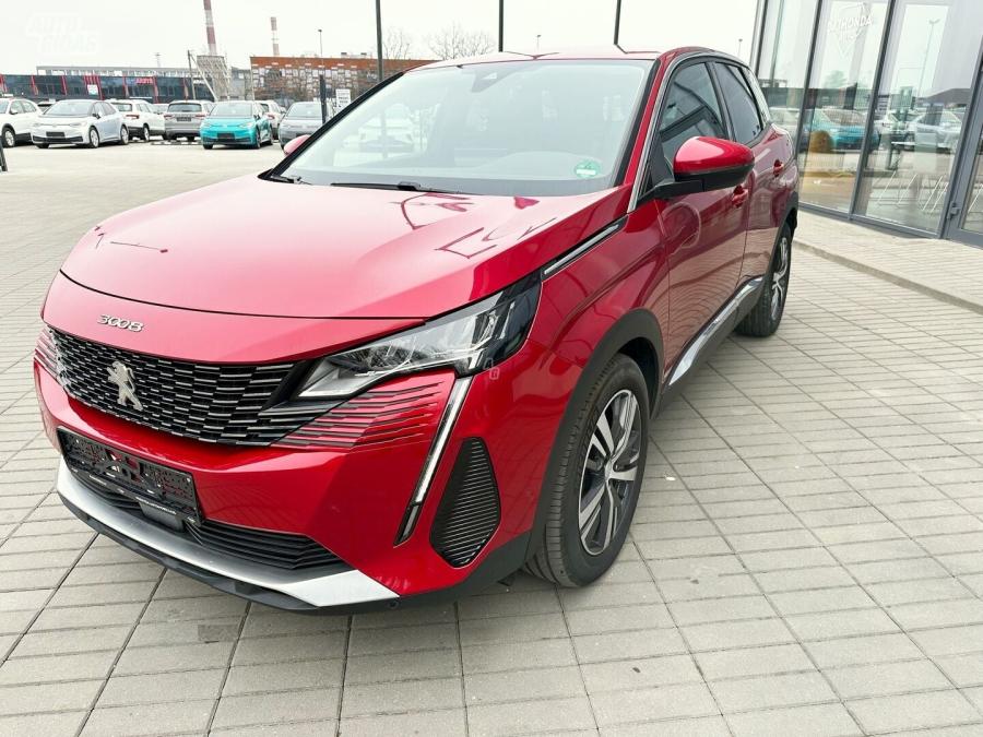 Sarkans Peugeot 3008 2021 Kauņa, ar dzinēja tilpumu 1.20 L un nobraukumu 98 tūkst. km par 14900 €, foto 1 vietnē AUTOMOTO.COM.LV