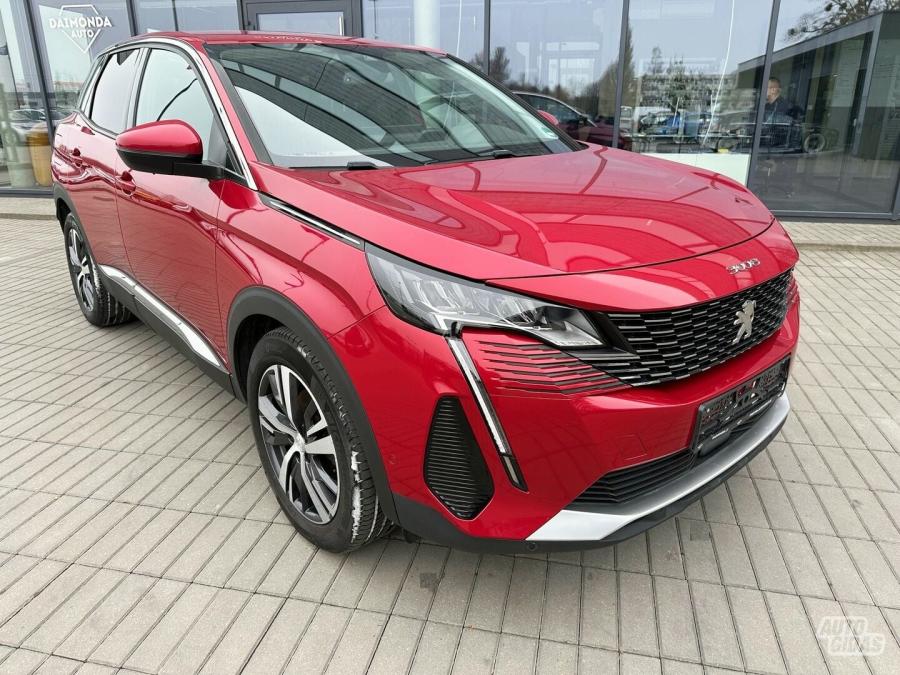 Sarkans Peugeot 3008 2021 Kauņa, ar dzinēja tilpumu 1.20 L un nobraukumu 98 tūkst. km par 14900 €, foto 3 vietnē AUTOMOTO.COM.LV