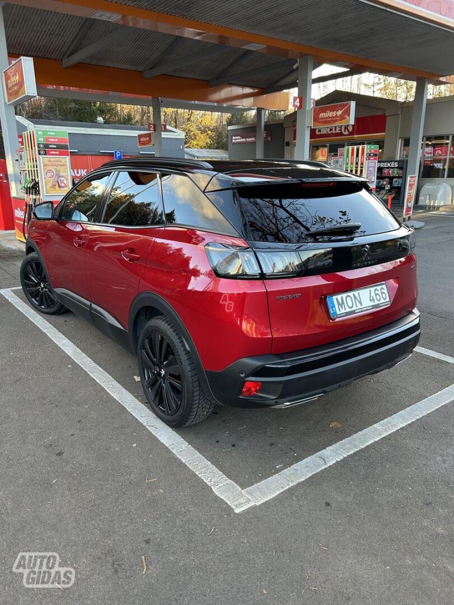 Red Peugeot 3008 2021 in Vilnius, with an engine capacity of 1.20 L and mileage of 64 thousand km for 21900 €, photo 6 on AUTOMOTO.COM.LV
