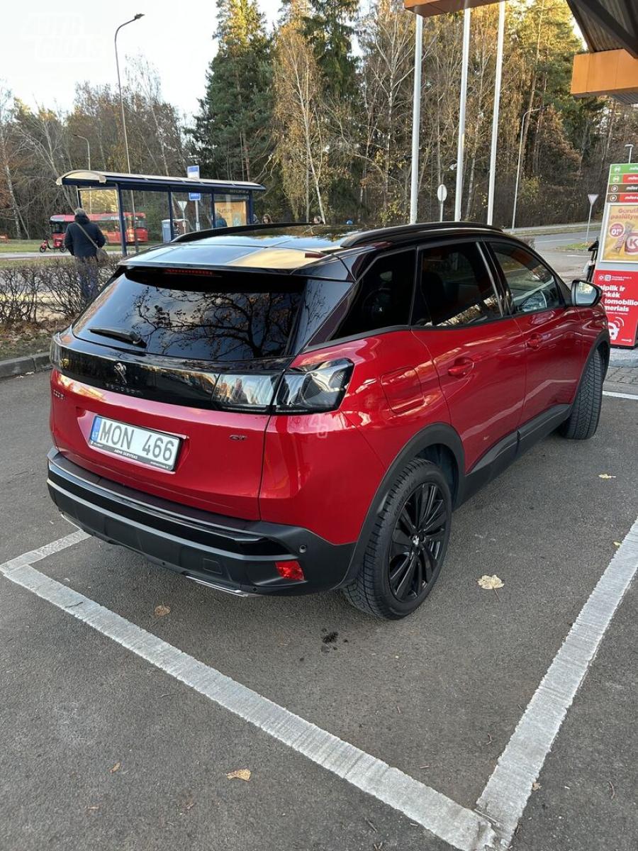 Red Peugeot 3008 2021 in Vilnius, with an engine capacity of 1.20 L and mileage of 64 thousand km for 21900 €, photo 7 on AUTOMOTO.COM.LV