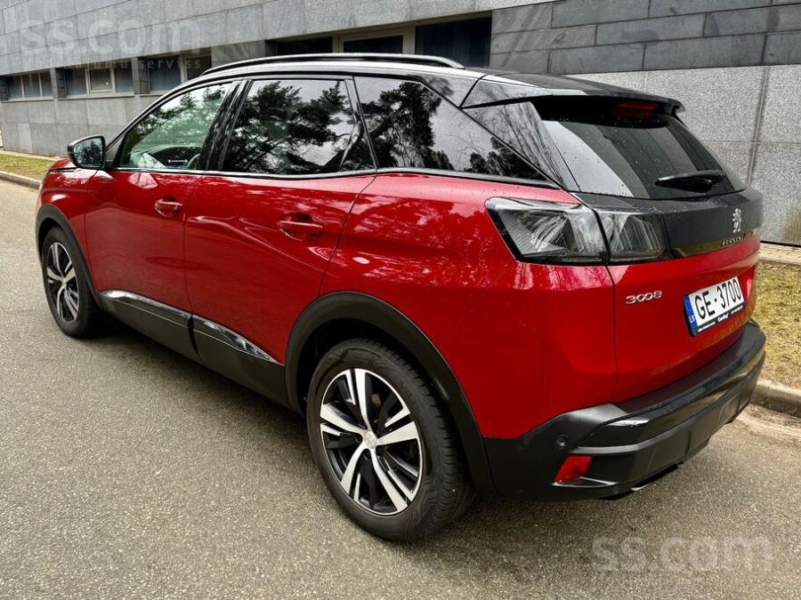Sarkans Peugeot 3008 2021 Rīga, ar dzinēja tilpumu 1.50 L un nobraukumu 61 tūkst. km par 17950 €, foto 4 vietnē AUTOMOTO.COM.LV
