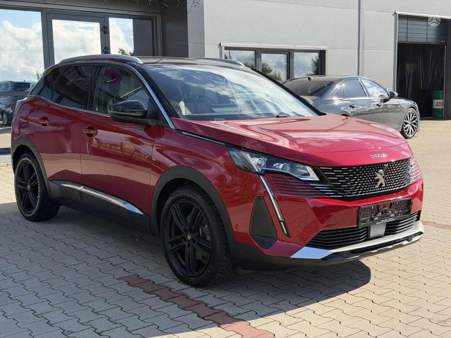 Sarkans Peugeot 3008 2021 Šauļi, ar dzinēja tilpumu 1.60 L un nobraukumu 43 tūkst. km par 21990 €, foto 3 vietnē AUTOMOTO.COM.LV