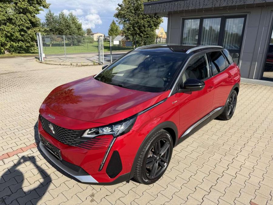 Sarkans Peugeot 3008 2021 Šauļi, ar dzinēja tilpumu 1.60 L un nobraukumu 43 tūkst. km par 21990 €, foto 8 vietnē AUTOMOTO.COM.LV
