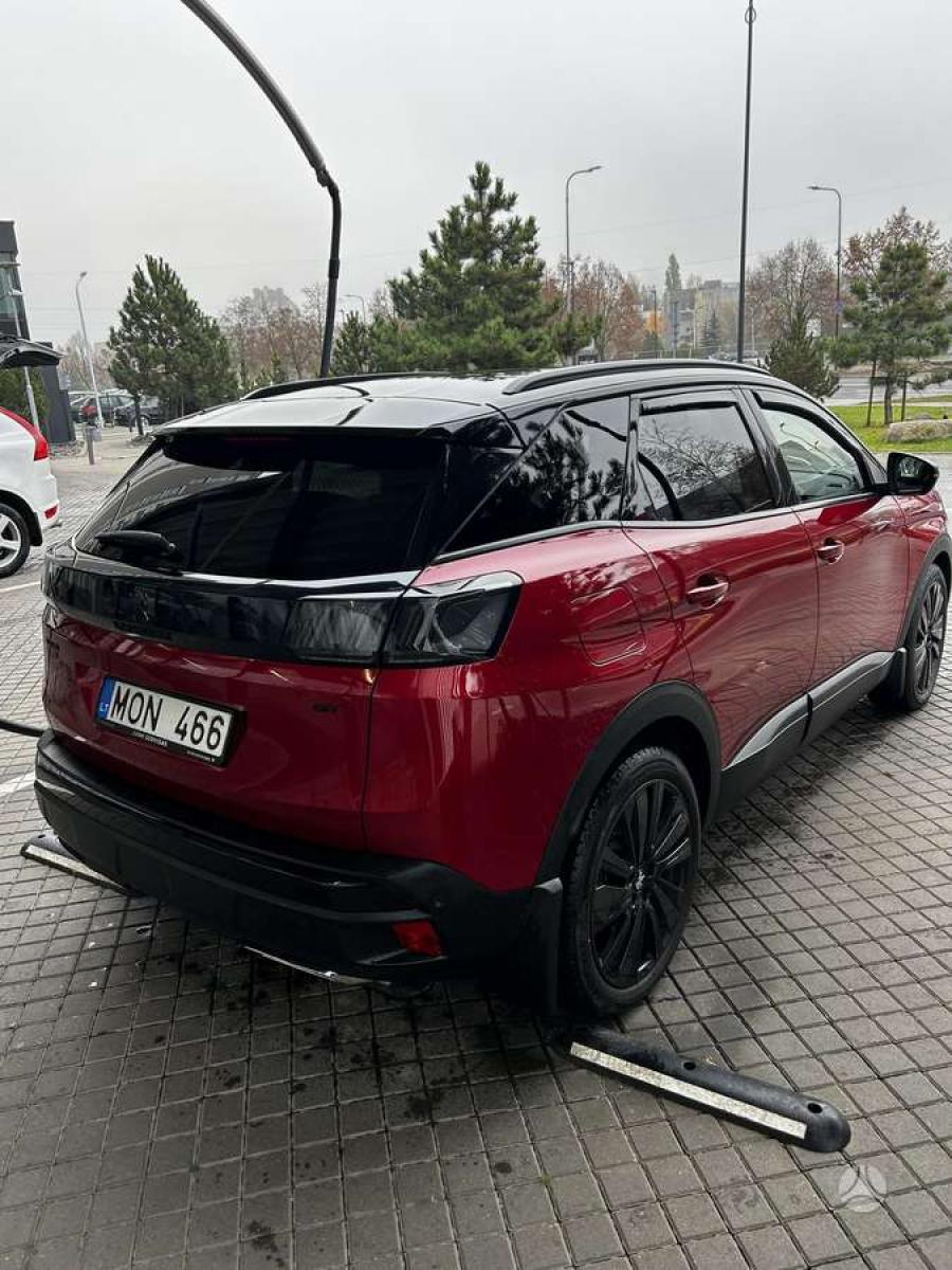 Sarkans Peugeot 3008 2021 Viļņa, ar dzinēja tilpumu 1.20 L un nobraukumu 66 tūkst. km par 19300 €, foto 6 vietnē AUTOMOTO.COM.LV