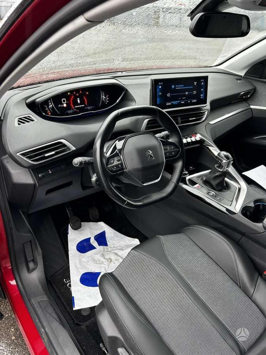 Sarkans Peugeot 3008 2021 Panevēža, ar dzinēja tilpumu 1.50 L un nobraukumu 238 tūkst. km par 11700 €, foto 11 vietnē AUTOMOTO.COM.LV
