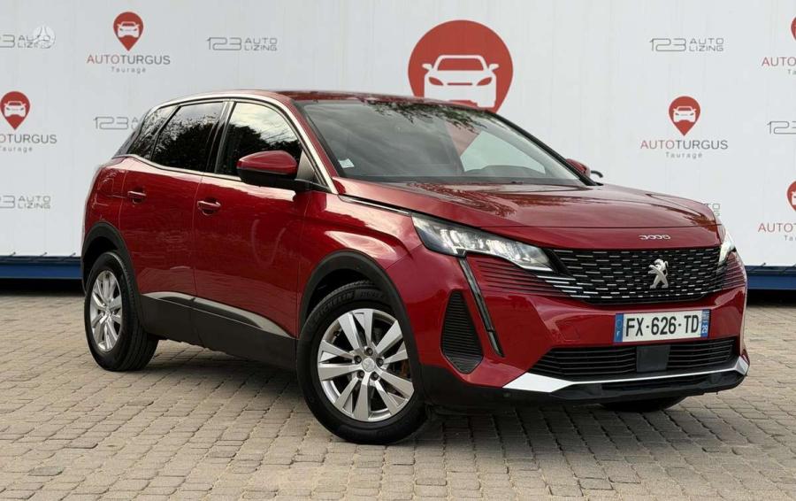 Red Peugeot 3008 2021 in Taurage, with an engine capacity of 1.50 L and mileage of 168 thousand km for 11979 €, photo 4 on AUTOMOTO.COM.LV