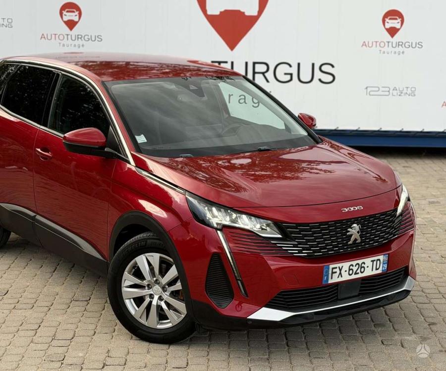 Red Peugeot 3008 2021 in Taurage, with an engine capacity of 1.50 L and mileage of 168 thousand km for 11979 €, photo 5 on AUTOMOTO.COM.LV