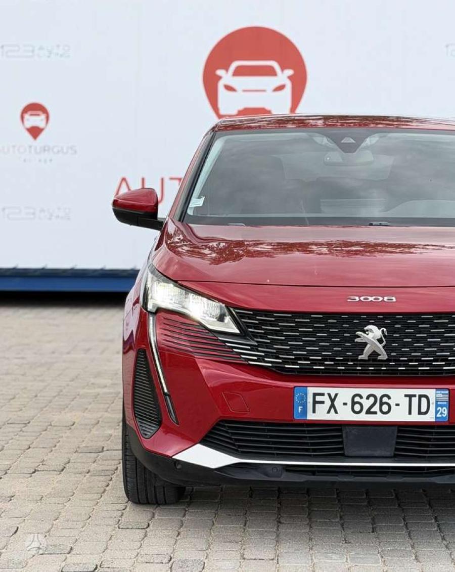 Red Peugeot 3008 2021 in Taurage, with an engine capacity of 1.50 L and mileage of 168 thousand km for 11979 €, photo 6 on AUTOMOTO.COM.LV