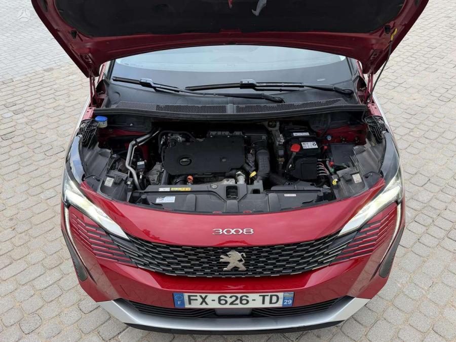 Red Peugeot 3008 2021 in Taurage, with an engine capacity of 1.50 L and mileage of 168 thousand km for 11979 €, photo 53 on AUTOMOTO.COM.LV