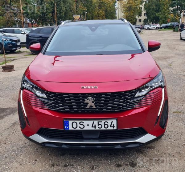 Peugeot 3008 2021 Jelgava vietnē Sarkans Peugeot 3008 2021 Jelgava, ar dzinēja tilpumu 1.50 L un nobraukumu 0 tūkst. km par 13990 €, foto 1 vietnē AUTOMOTO.COM.LV