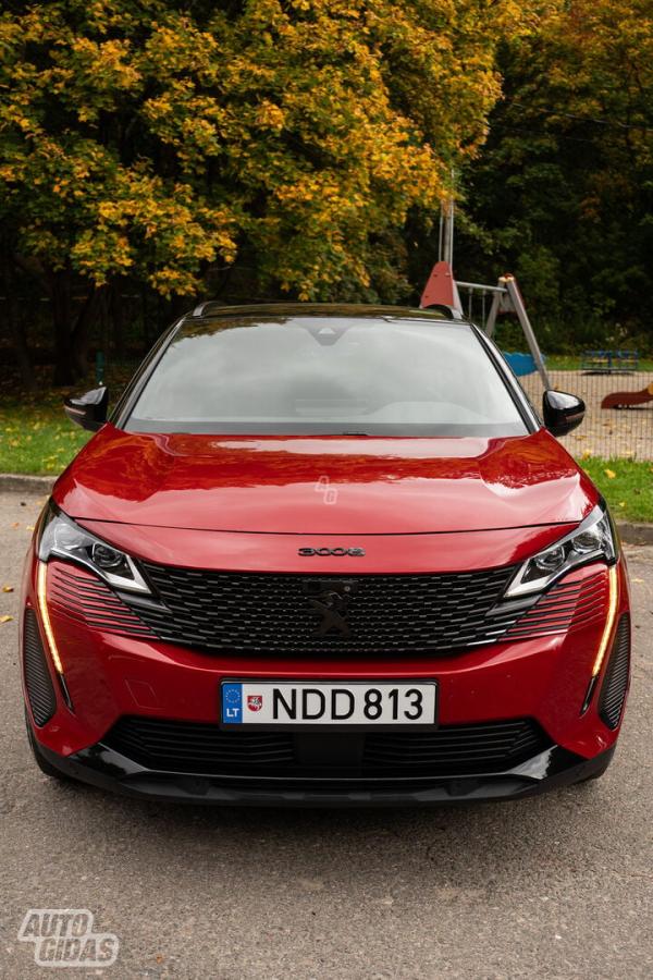 Sarkans Peugeot 3008 2021 Viļņa, ar dzinēja tilpumu 1.60 L un nobraukumu 77 tūkst. km par 23990 €, foto 3 vietnē AUTOMOTO.COM.LV