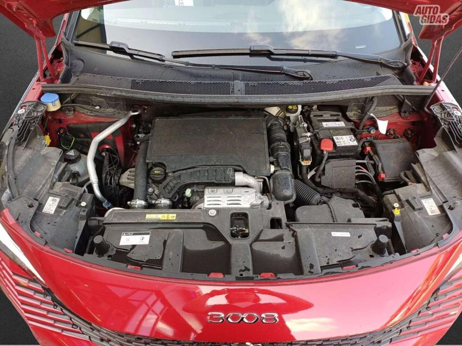Red Peugeot 3008 2022 in Kaunas, with an engine capacity of 1.20 L and mileage of 48 thousand km for 21864 €, photo 7 on AUTOMOTO.COM.LV