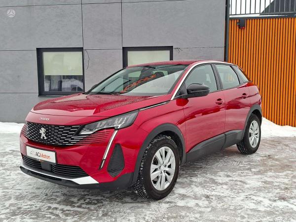 Red Peugeot 3008 2022 in Vilnius, with an engine capacity of 1.20 L and mileage of 76 thousand km for 16940 €, photo 1 on AUTOMOTO.COM.LV