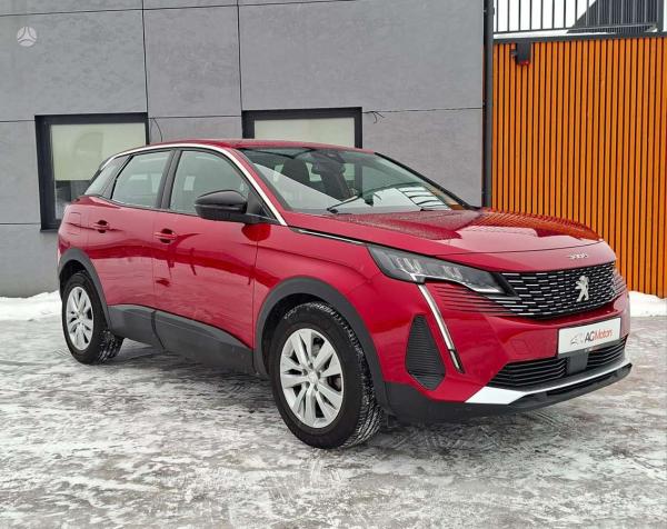 Sarkans Peugeot 3008 2022 Viļņa, ar dzinēja tilpumu 1.20 L un nobraukumu 76 tūkst. km par 16940 €, foto 2 vietnē AUTOMOTO.COM.LV